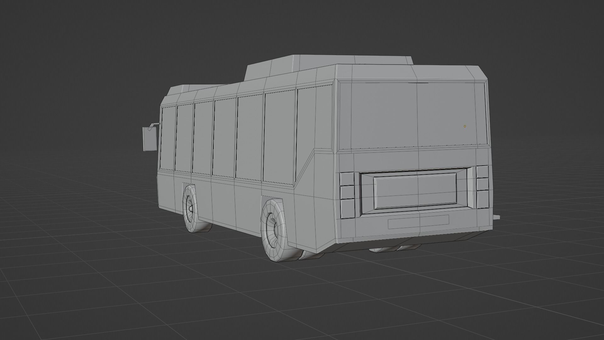 3D model Low Poly Bus - Roblox VR / AR / low-poly | CGTrader