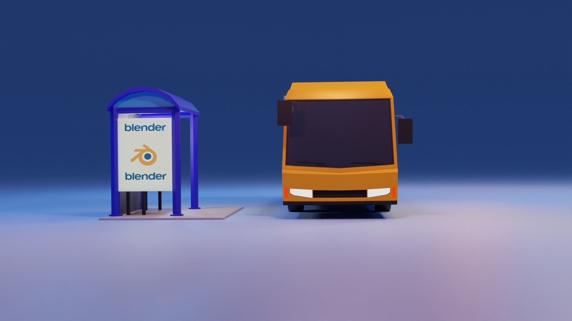 3D model Low Poly Bus - Roblox VR / AR / low-poly | CGTrader