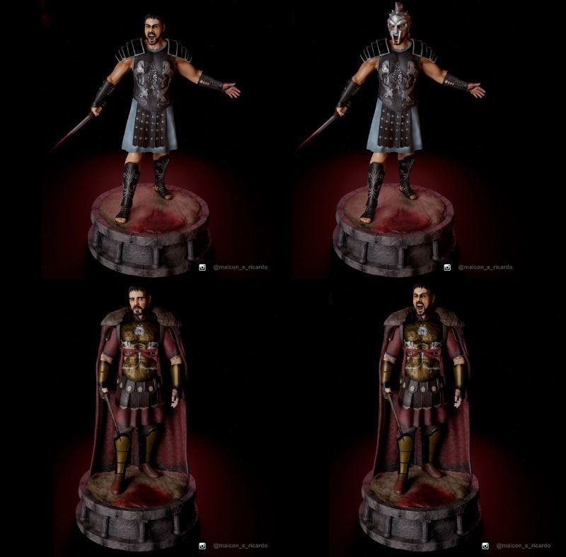 Gladiator Maximus 3D model 3D printable | CGTrader