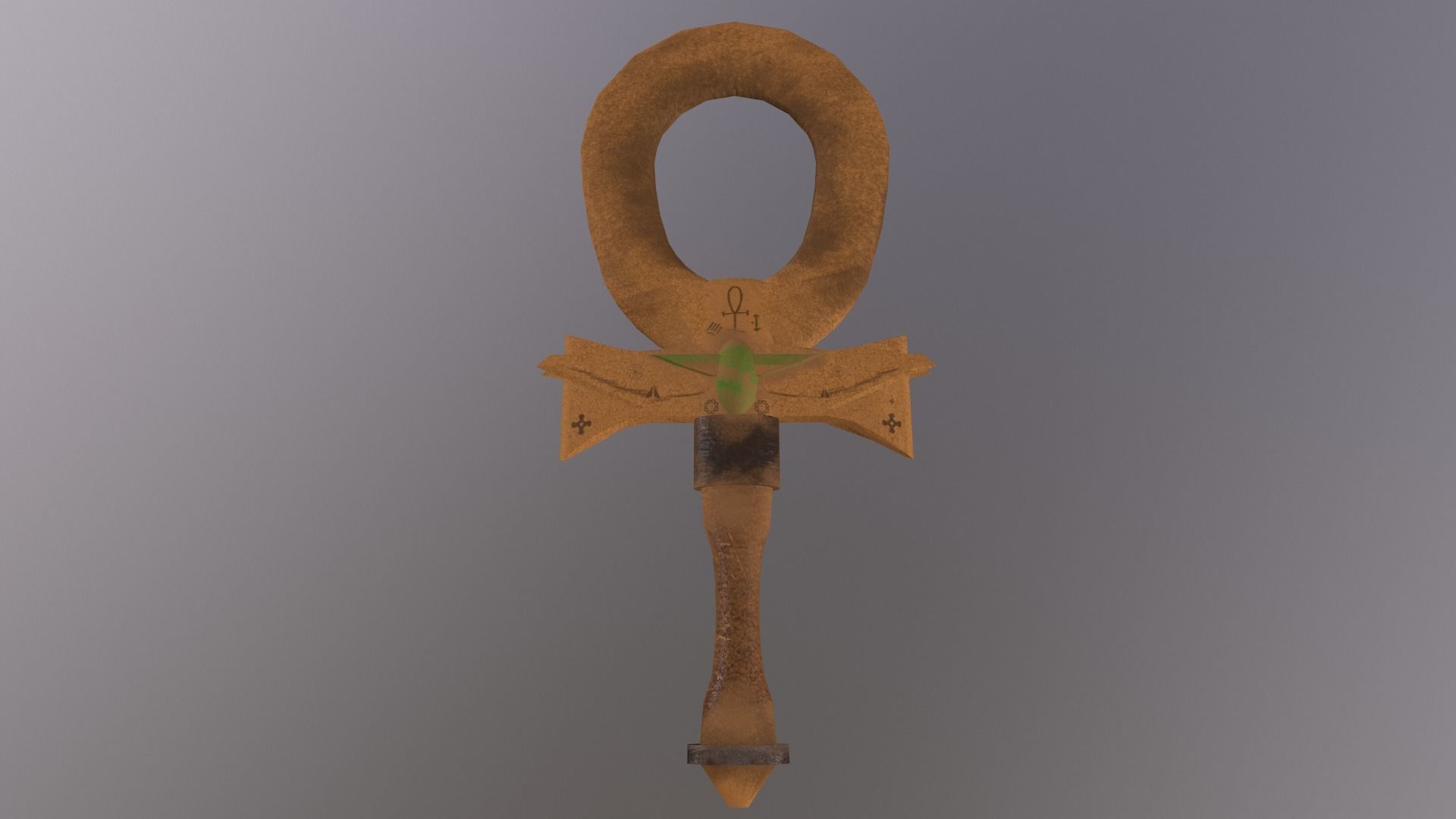 Egiptyan ankh artifact 3D model | CGTrader