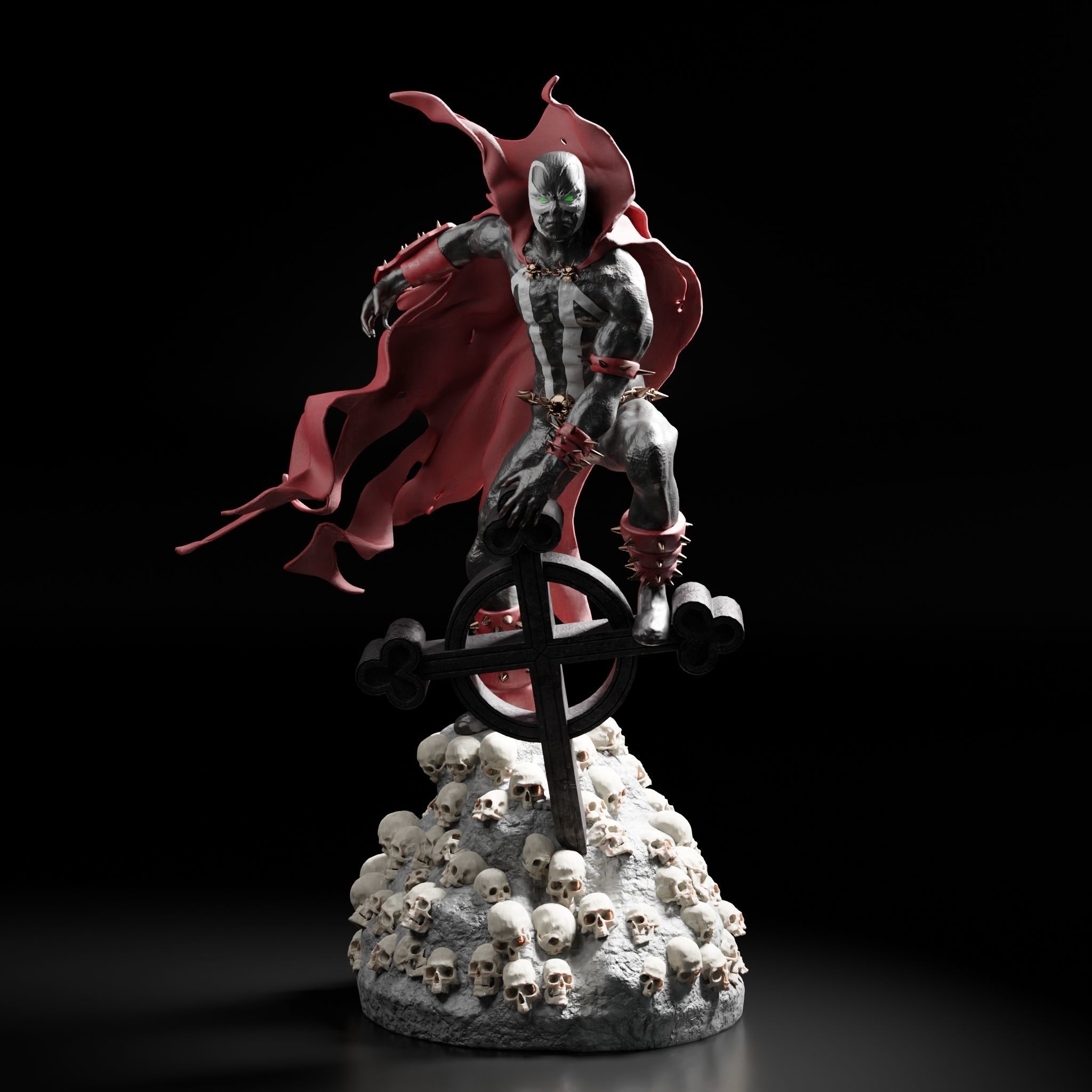 Spawn Statue 3D model 3D printable | CGTrader