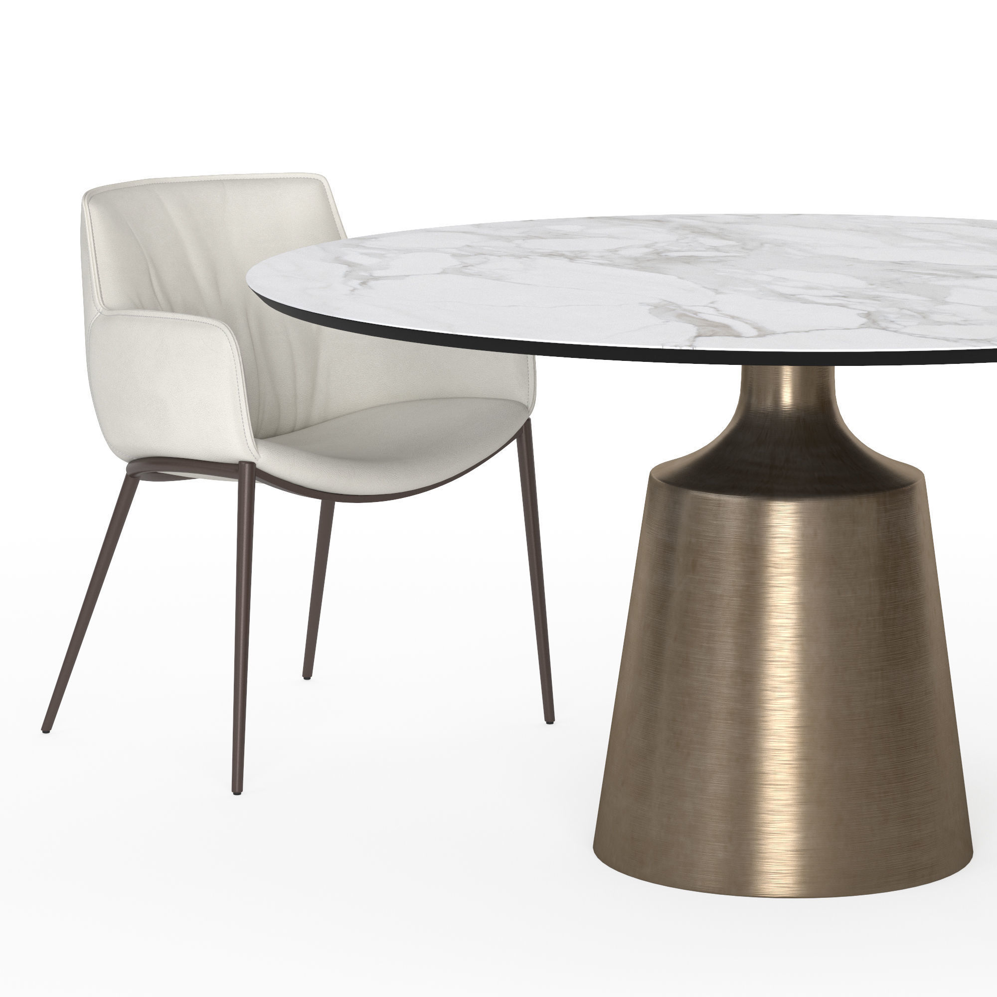 Cattelan Rhonda Chair and Yoda 3D model | CGTrader