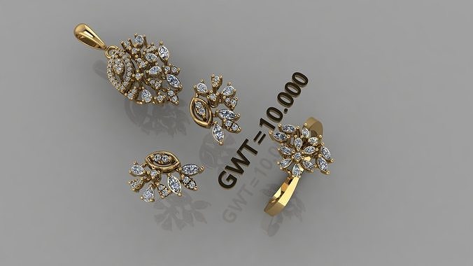 Fashion unique pendent 3D model | CGTrader