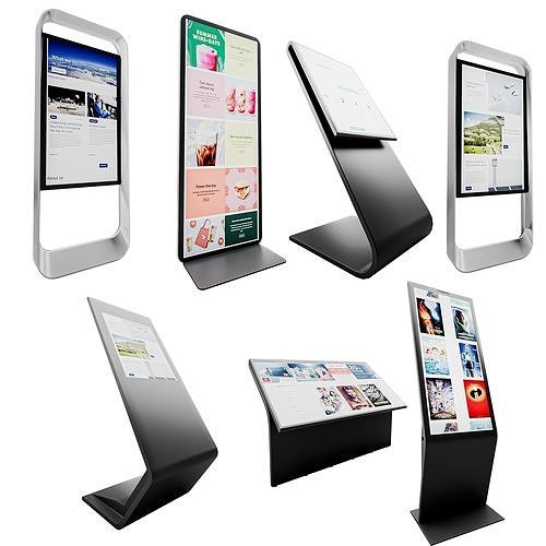 3D model Digital Signage Pack VR / AR / low-poly | CGTrader