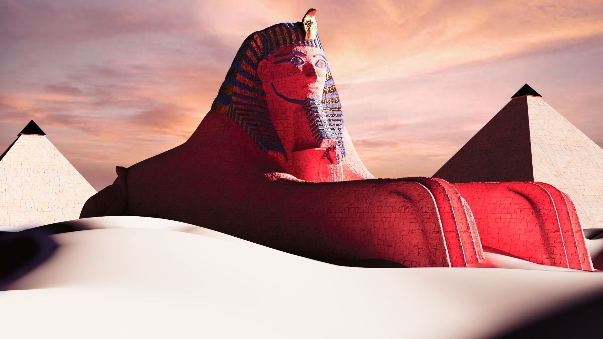 Egyptian Sphinx 3D model | CGTrader