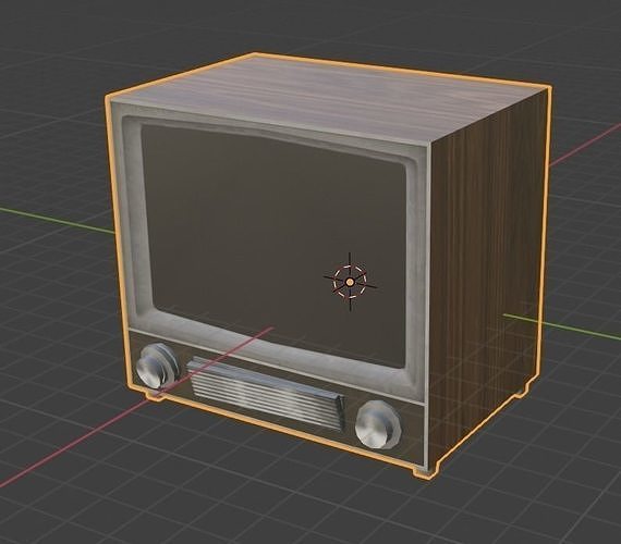 old tv 3D model | CGTrader