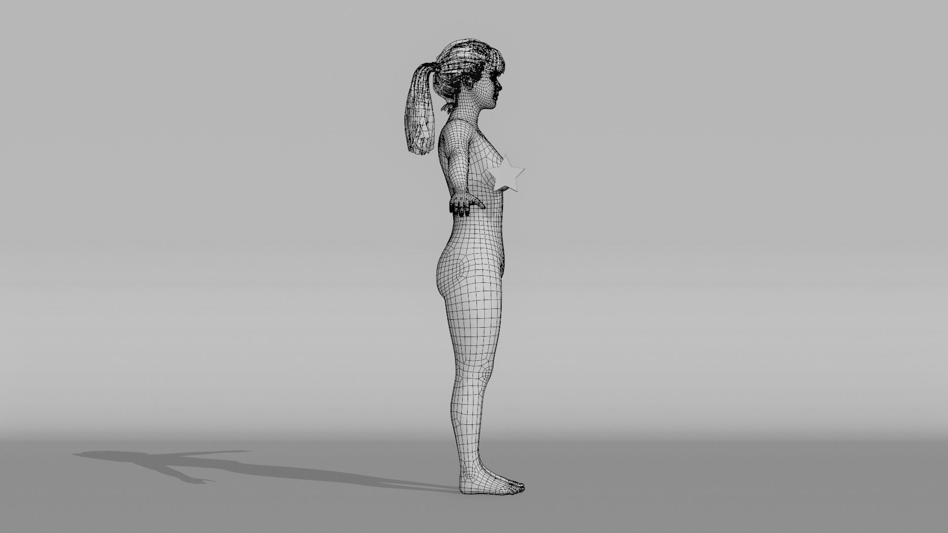 Realistic Female Jude 3d Model Rigged Cgtrader