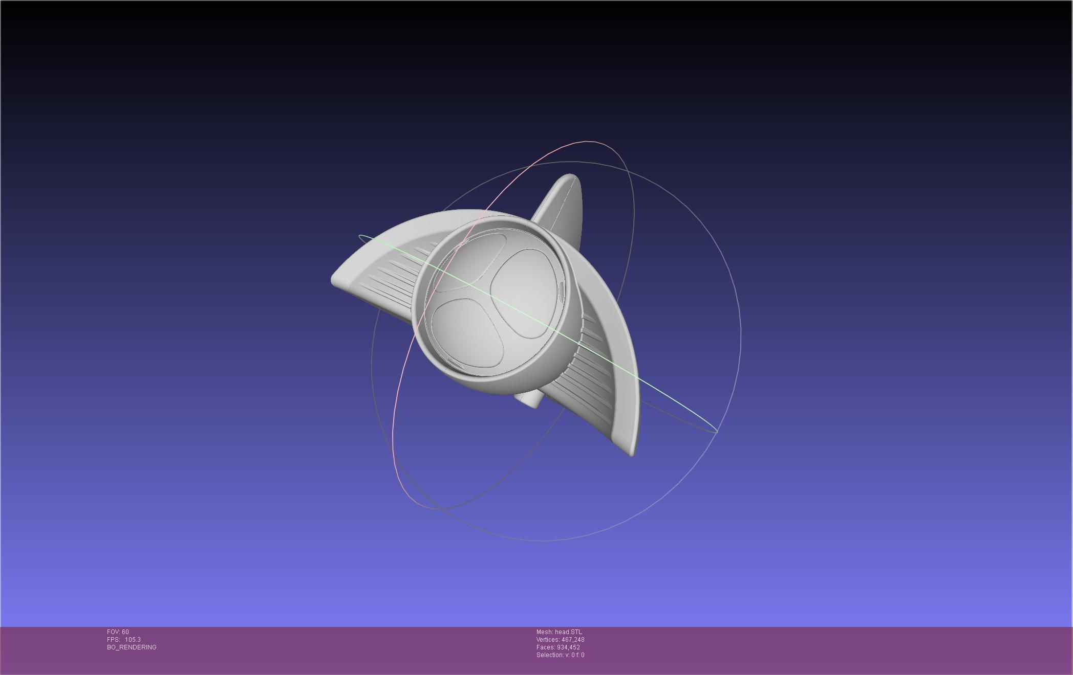 War of the Worlds Martian Periscope Head 3D model 3D printable | CGTrader