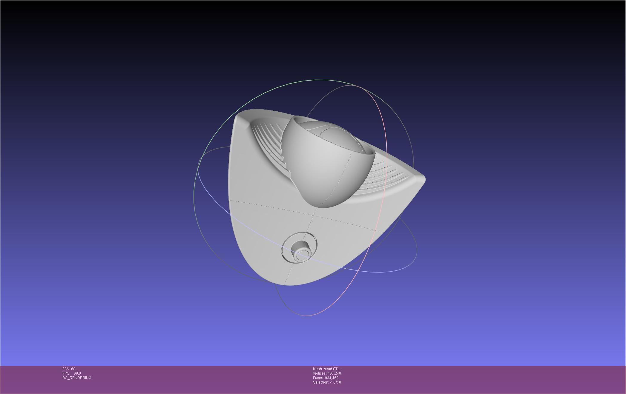 War of the Worlds Martian Periscope Head 3D model 3D printable | CGTrader