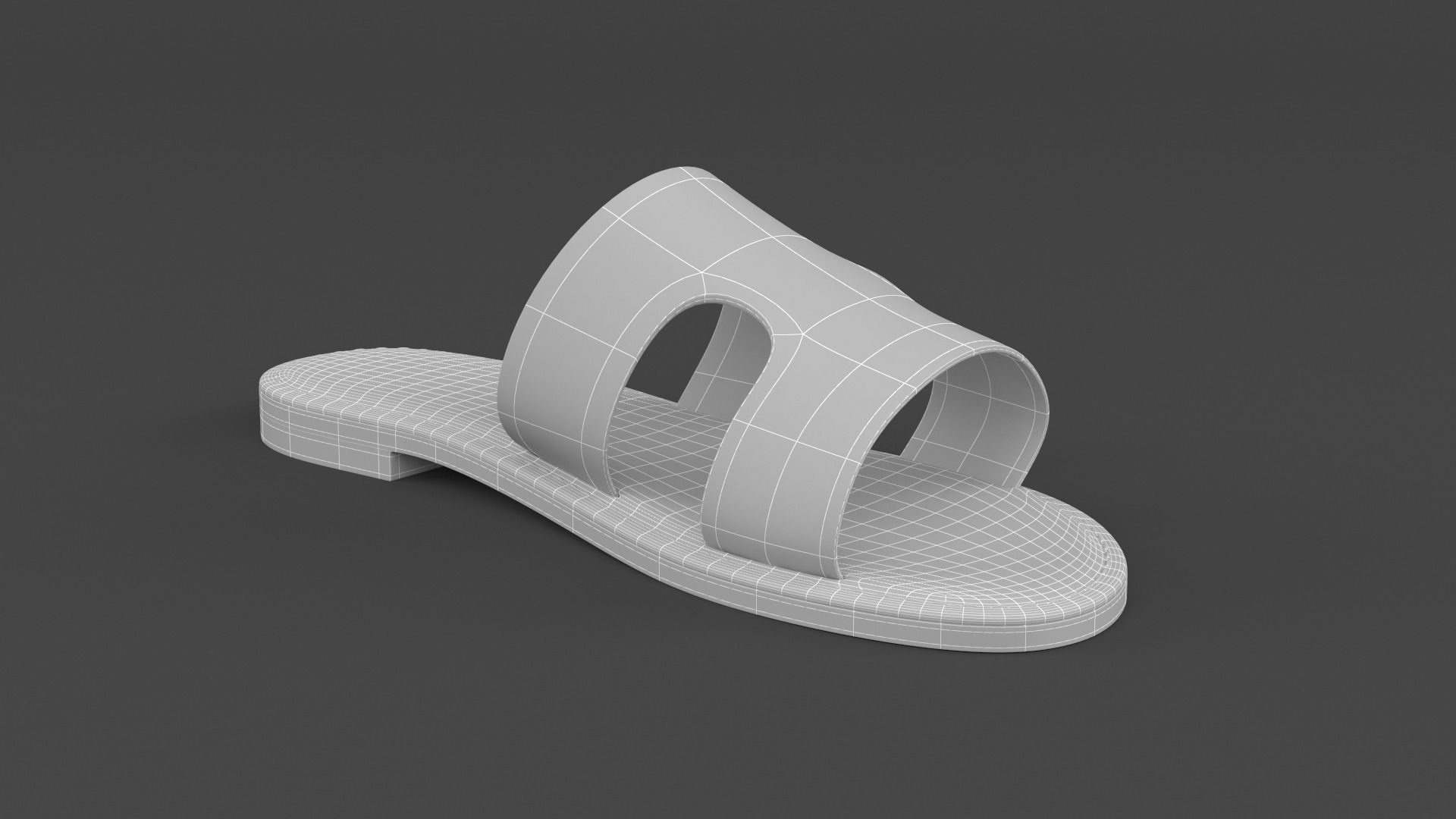 Slide Sandal 3D model | CGTrader