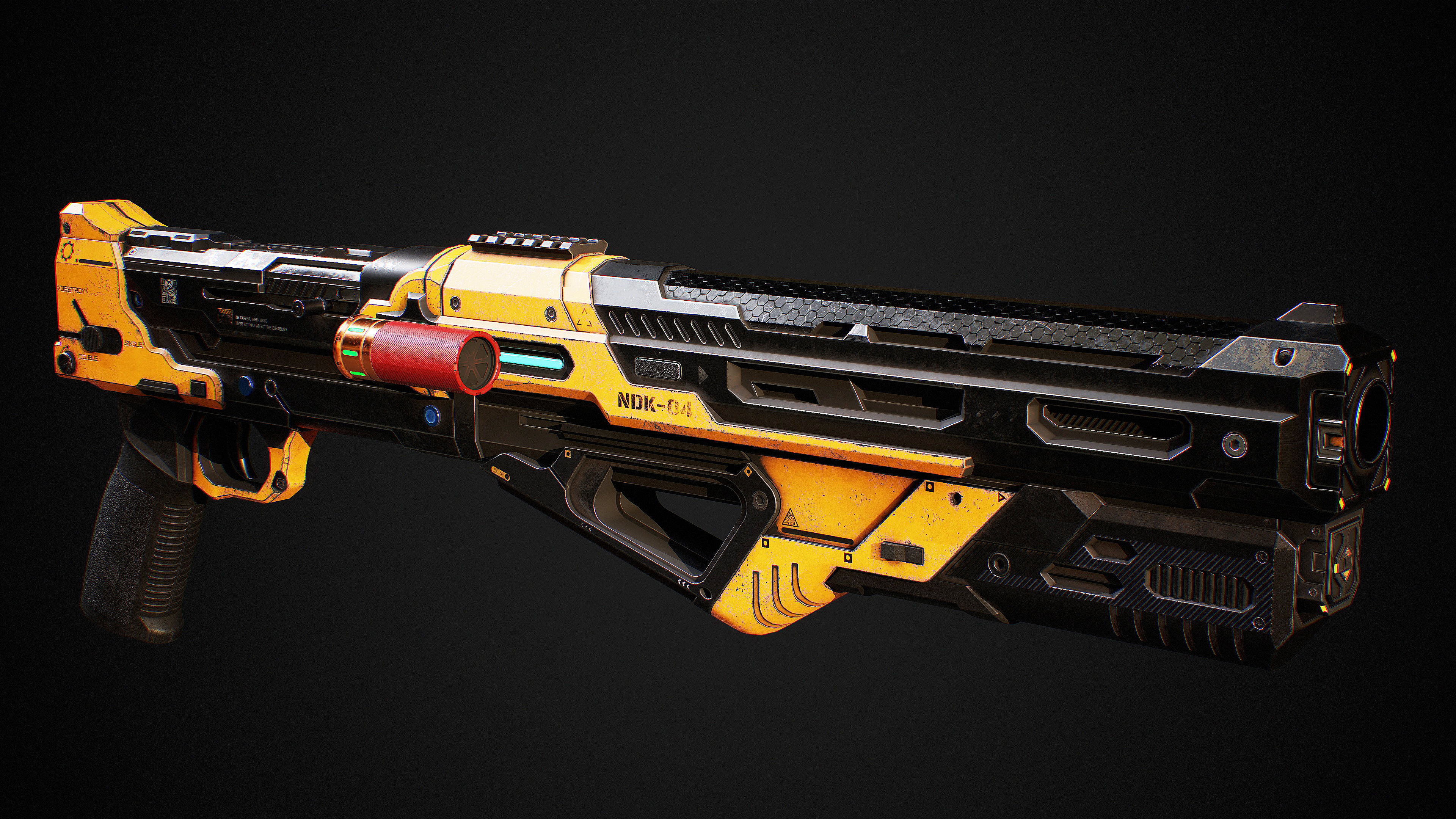 3D model NDK ShotGun Sci Fi VR / AR / low-poly | CGTrader