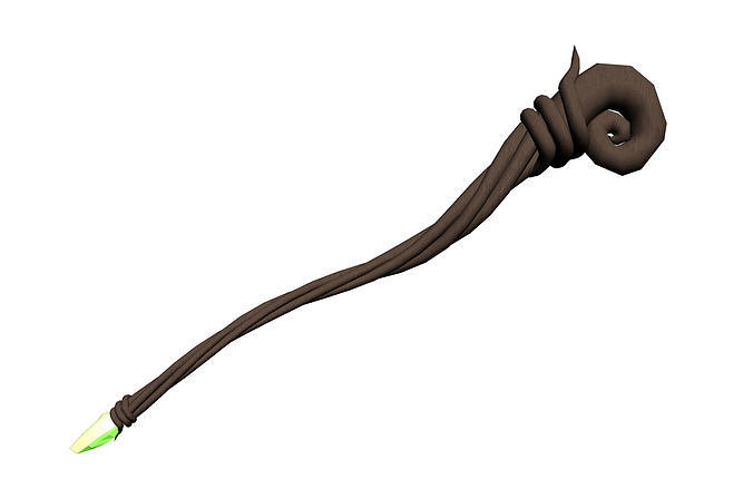 Fantasy Staff 10 3D model | CGTrader
