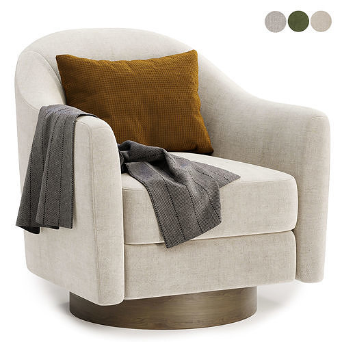 COQUETTE SWIVEL CHAIR 3D model | CGTrader