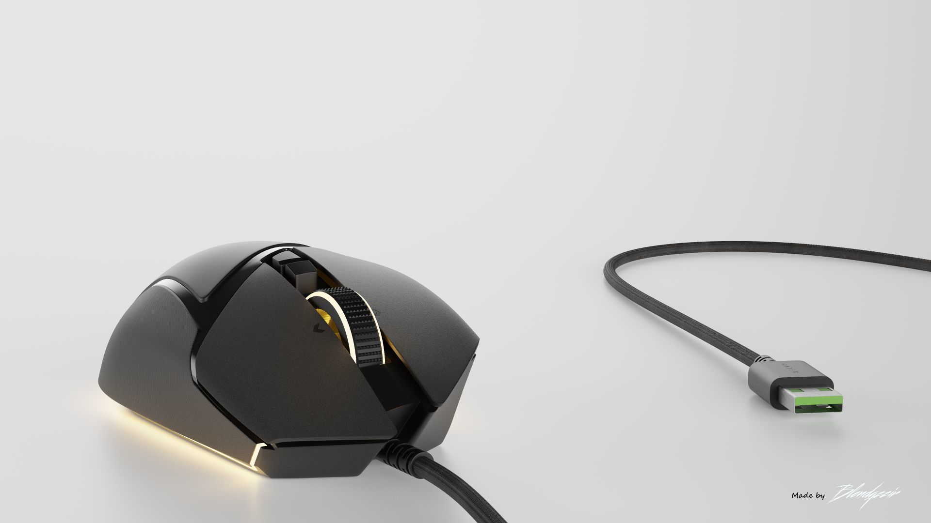 RAZER BASILISK V3 WIRED 3D model | CGTrader