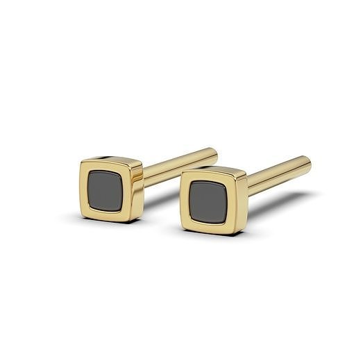 Earring Enamel Box 3x3mm 3D model 3D printable | CGTrader