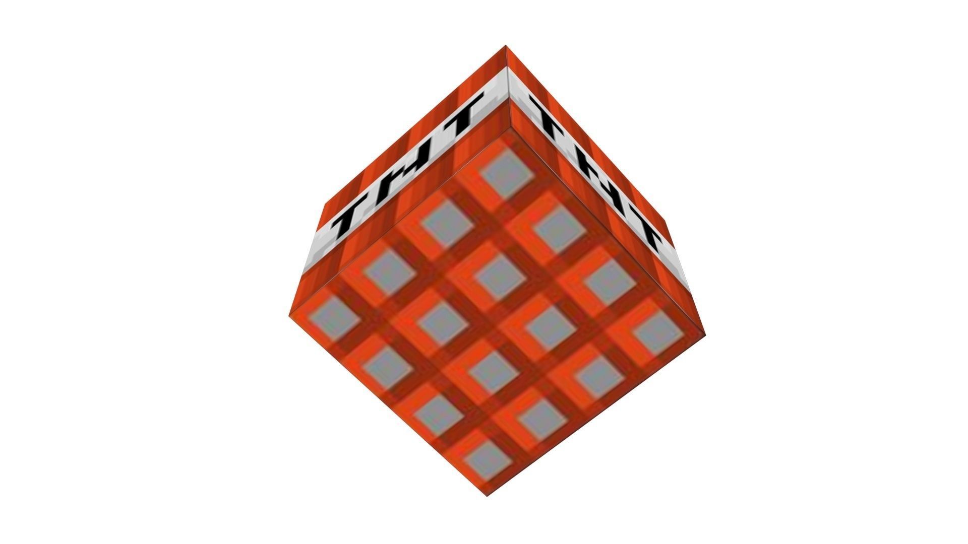 3D model Minecraft TNT VR / AR / low-poly | CGTrader