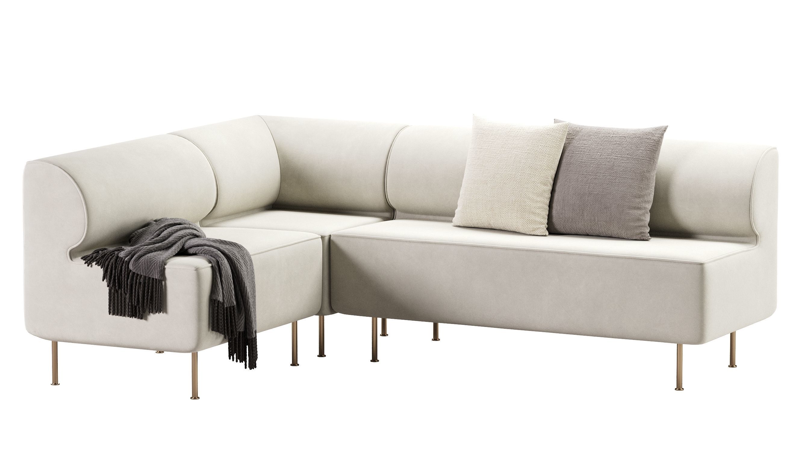 Eave Dining Sofa By Menu 3D model | CGTrader