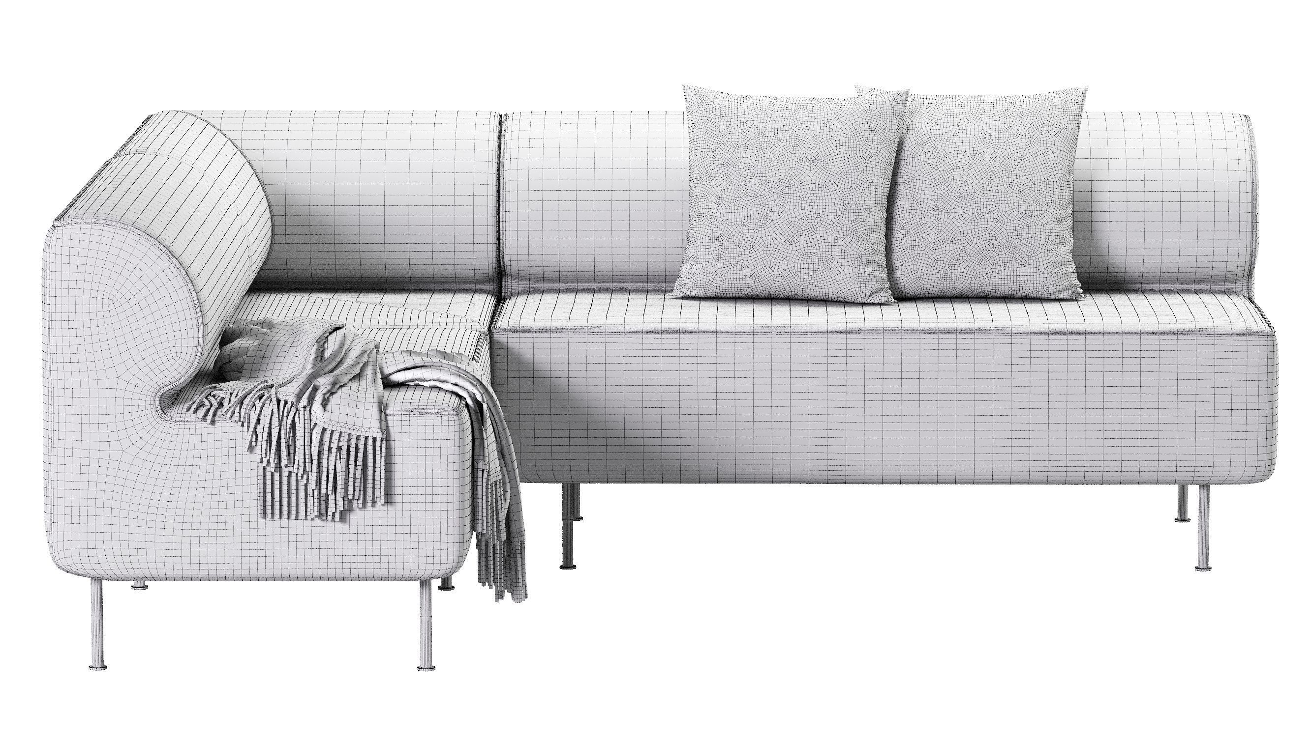 Eave Dining Sofa By Menu 3D model | CGTrader