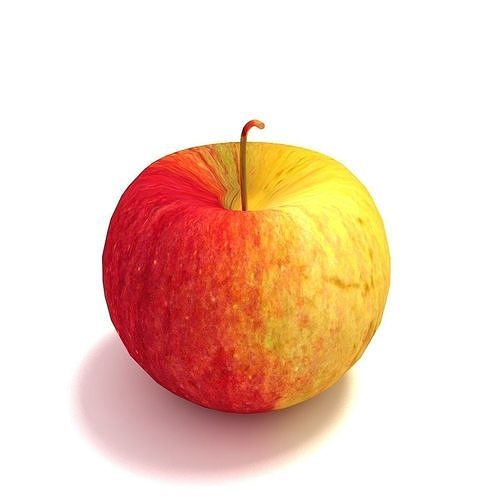 apple low poly 3D model | CGTrader
