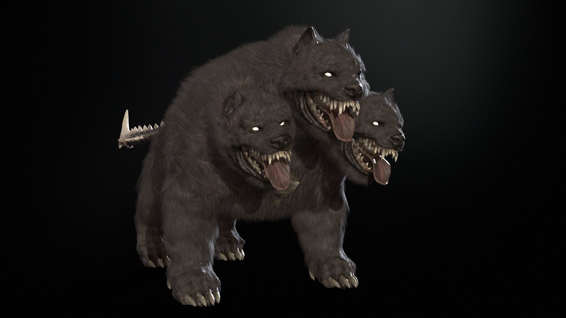 3D model Cerberus VR / AR / low-poly | CGTrader