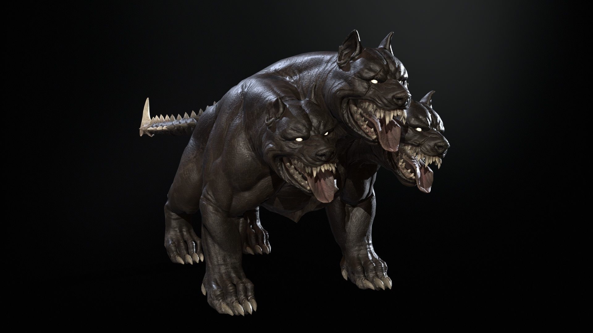 3D model Cerberus VR / AR / low-poly | CGTrader