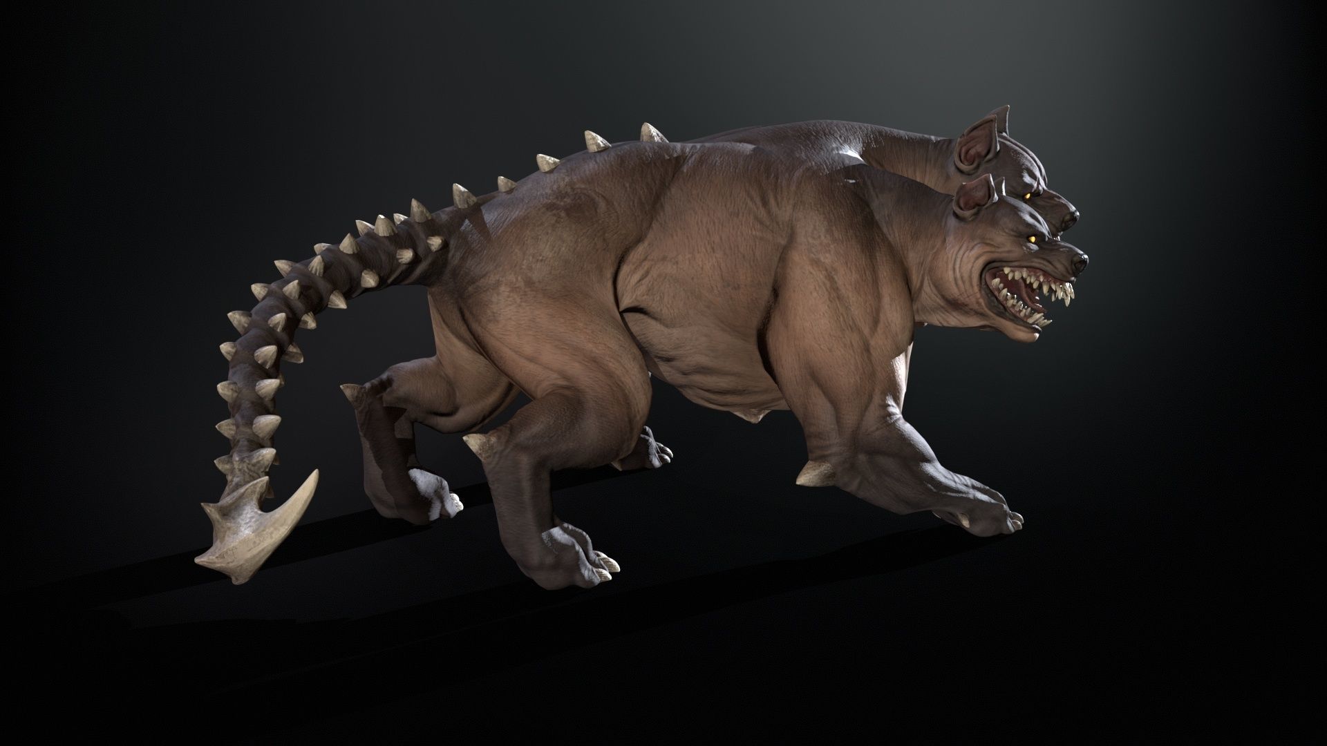 3D model Cerberus VR / AR / low-poly | CGTrader