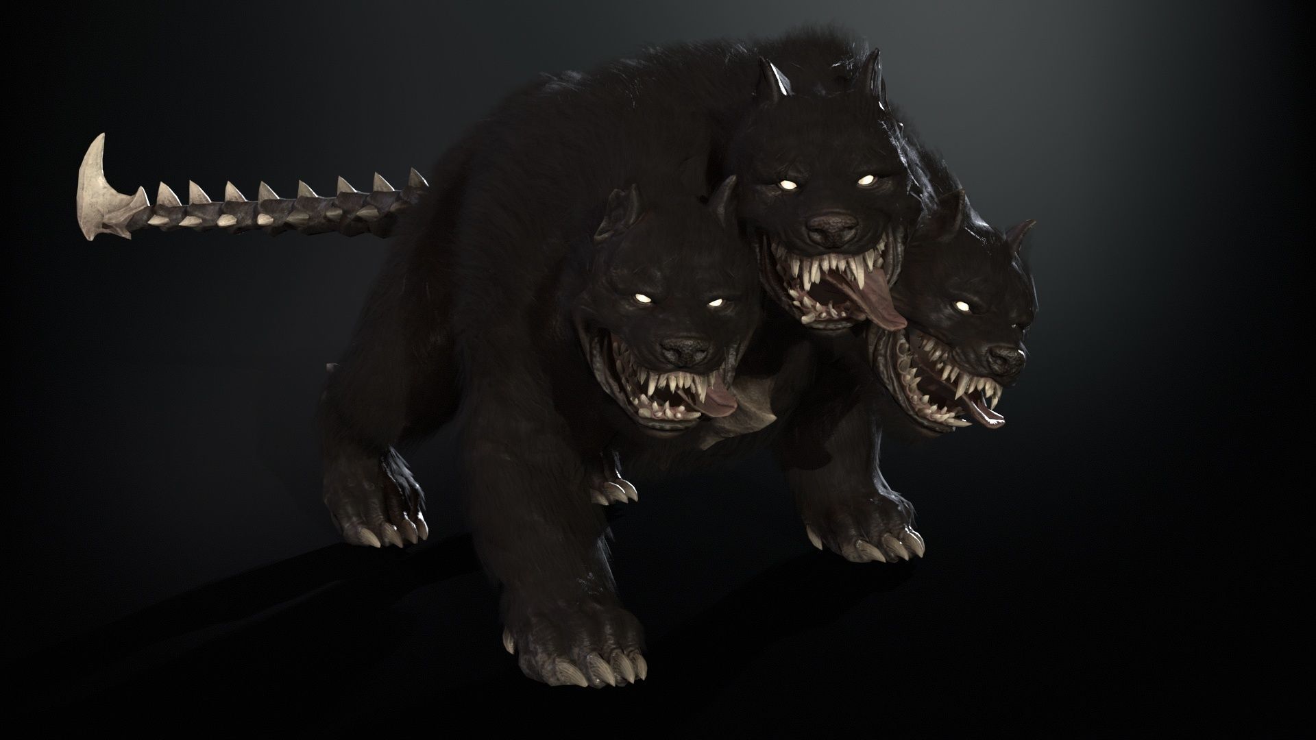 3D model Cerberus VR / AR / low-poly | CGTrader