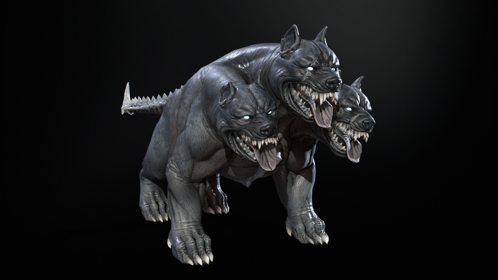 3D model Cerberus VR / AR / low-poly | CGTrader
