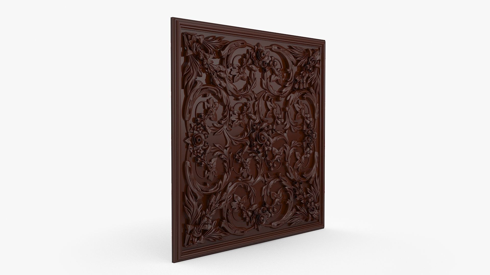 Decorative Ceiling Baroque Style Panel for CNC router 3D model | CGTrader