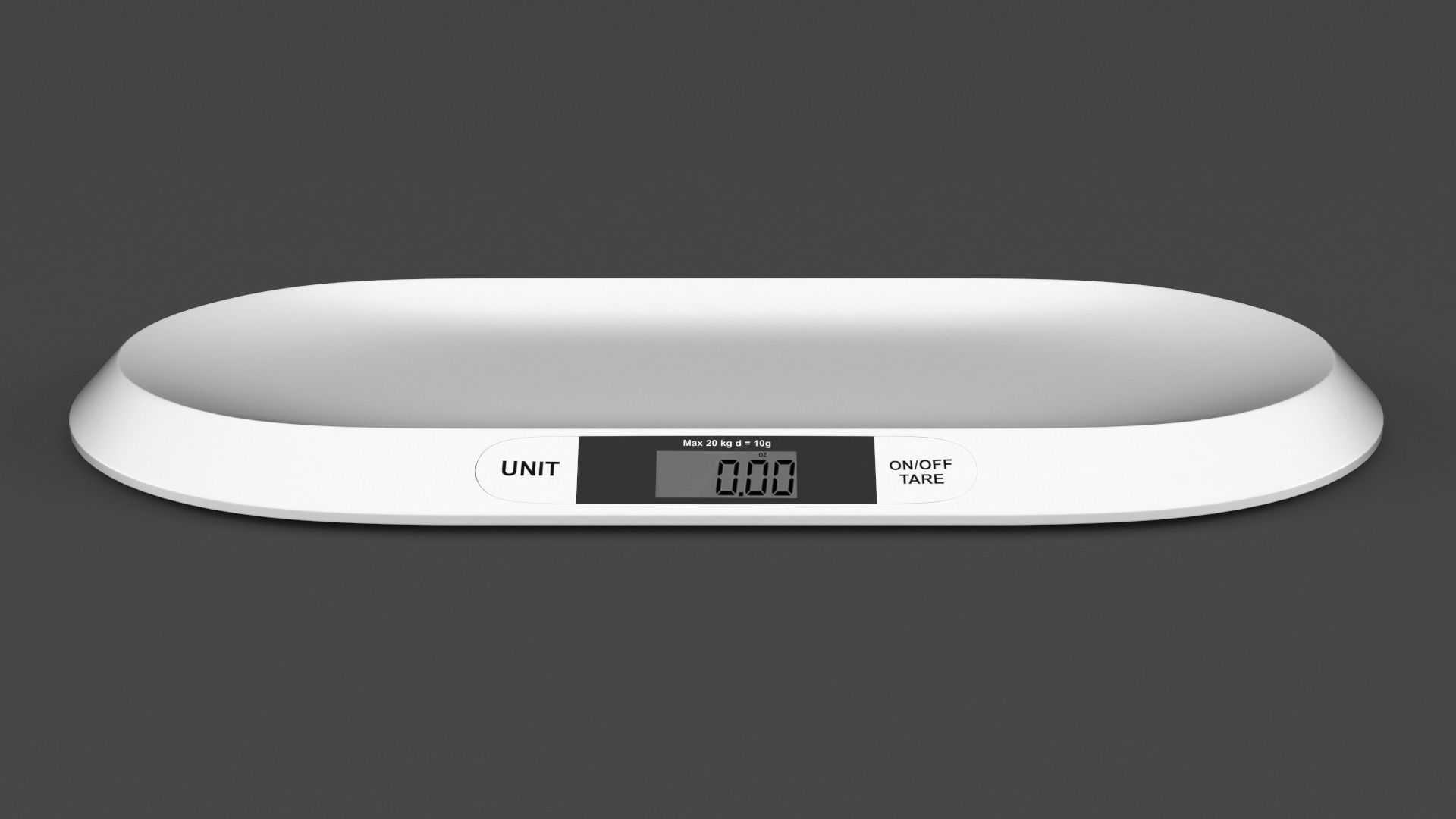 Digital Baby Scale 3D model | CGTrader