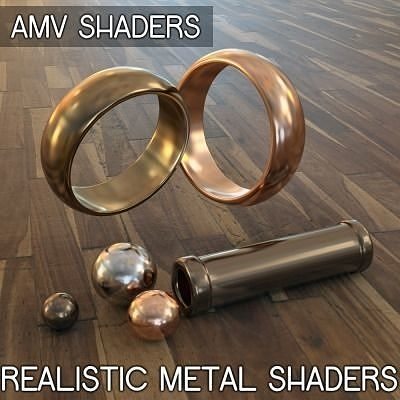 AMV Metal Shaders 3D model | CGTrader