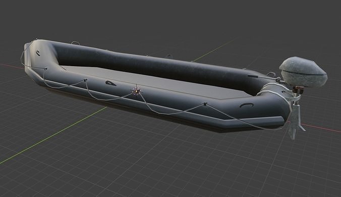 3D model raft rubber VR / AR / low-poly | CGTrader