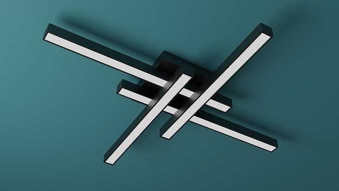 3D model Modern Linear Lamp Ceiling VR / AR / low-poly | CGTrader