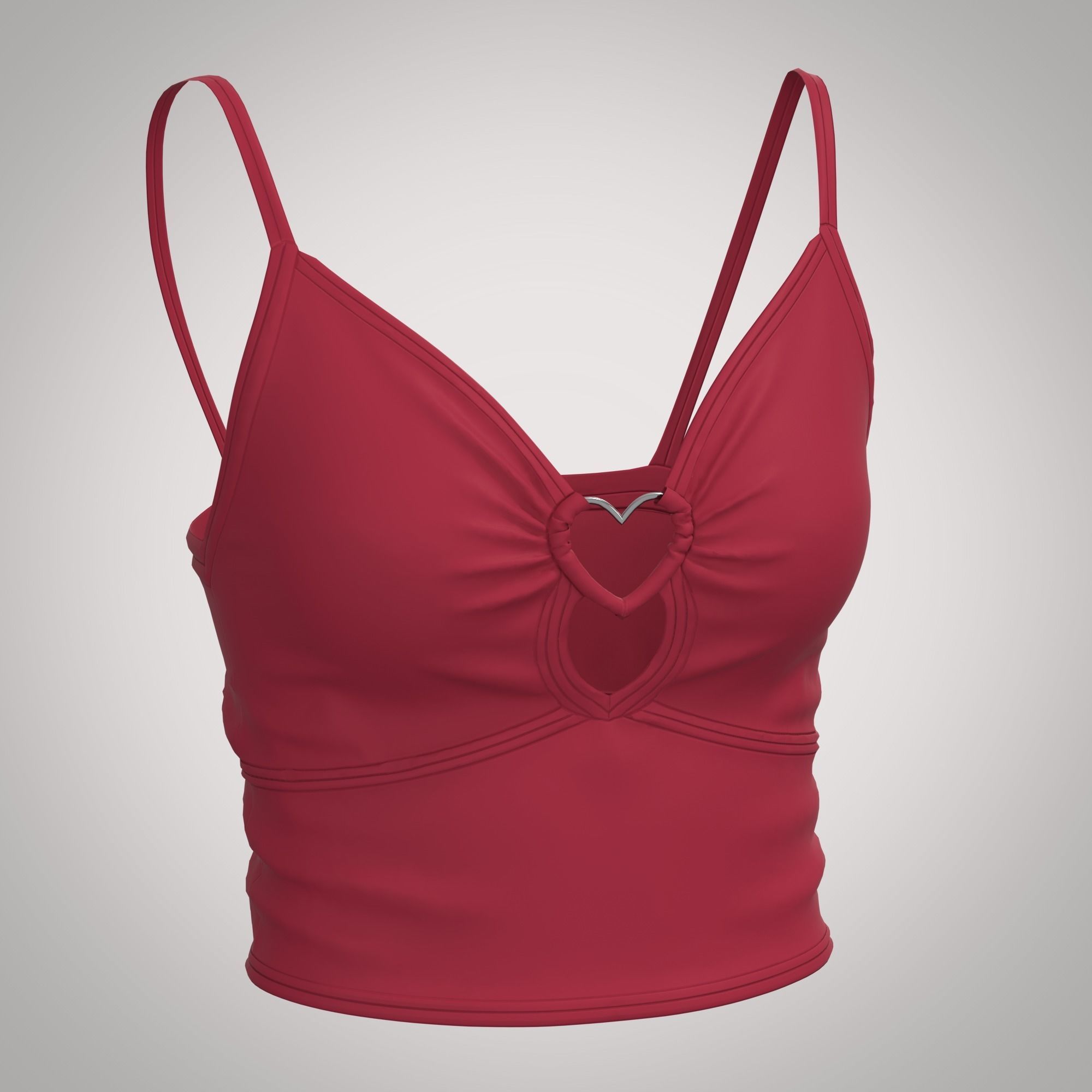 12 Womens Crop Top 3D model | CGTrader