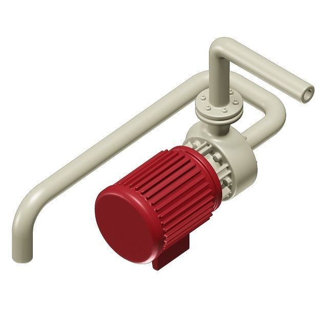 Water Pump Toy 3D model | CGTrader