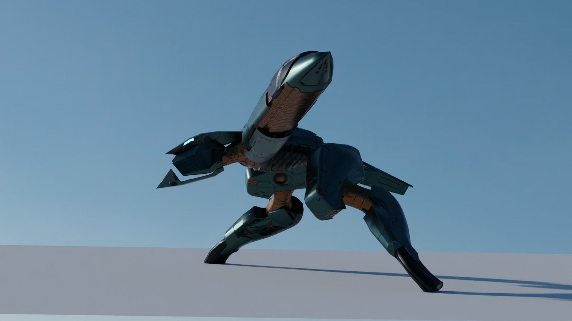 Metal Gear Ray 3D model animated rigged | CGTrader