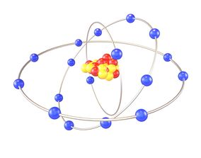 Chlorine Atom Model 3d Project