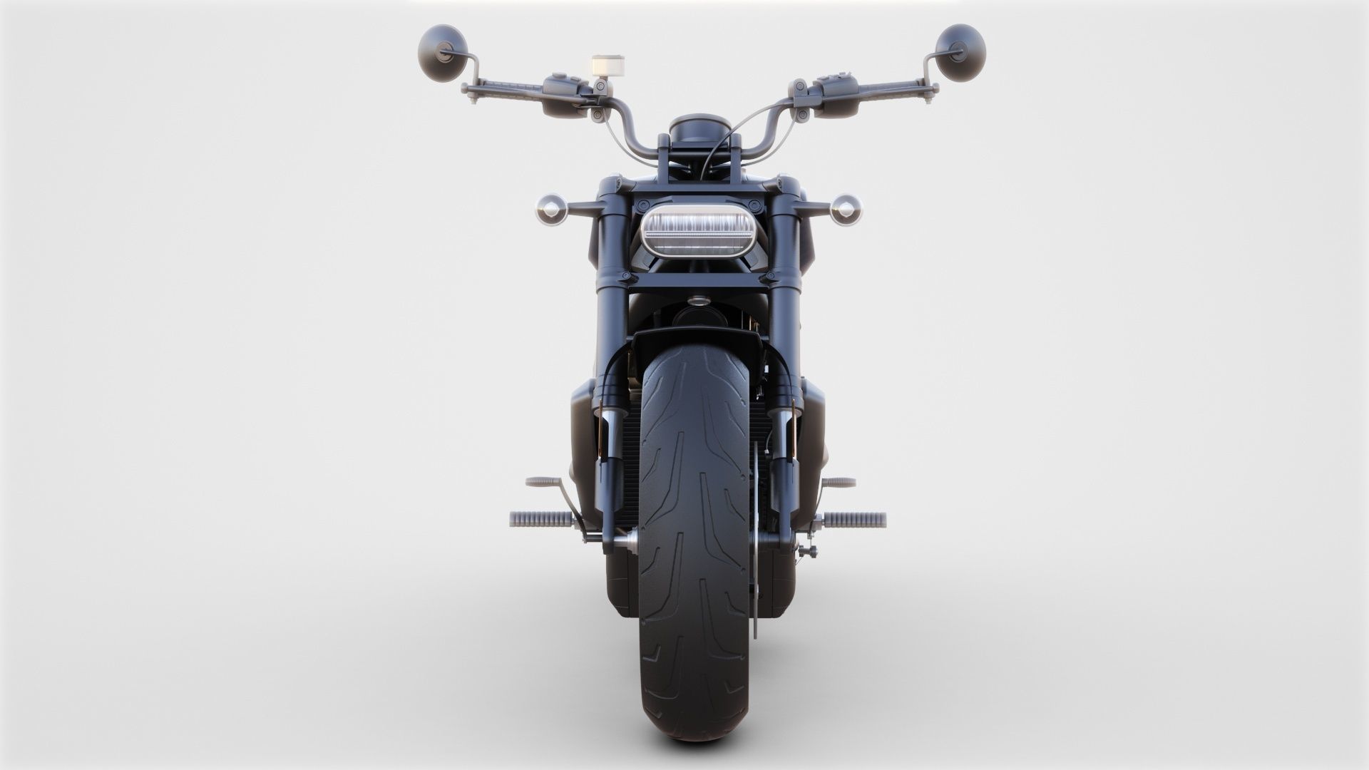 Generic American motorcycle 3D model | CGTrader