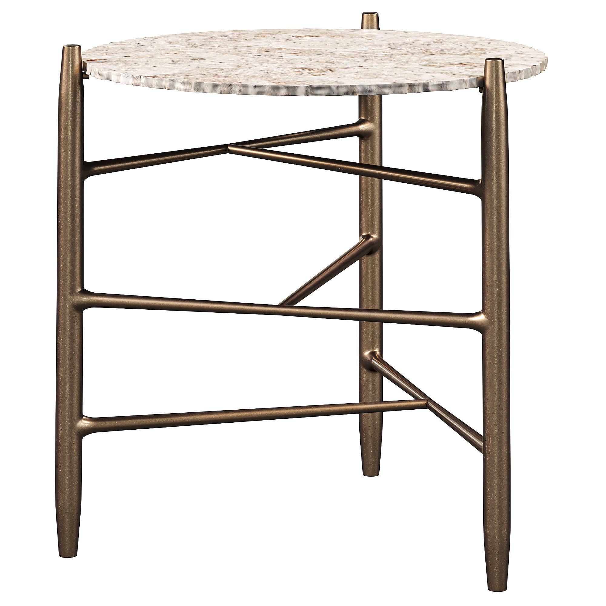SHEER STACK ACCENT TABLE by bakerfurniture 3D model | CGTrader