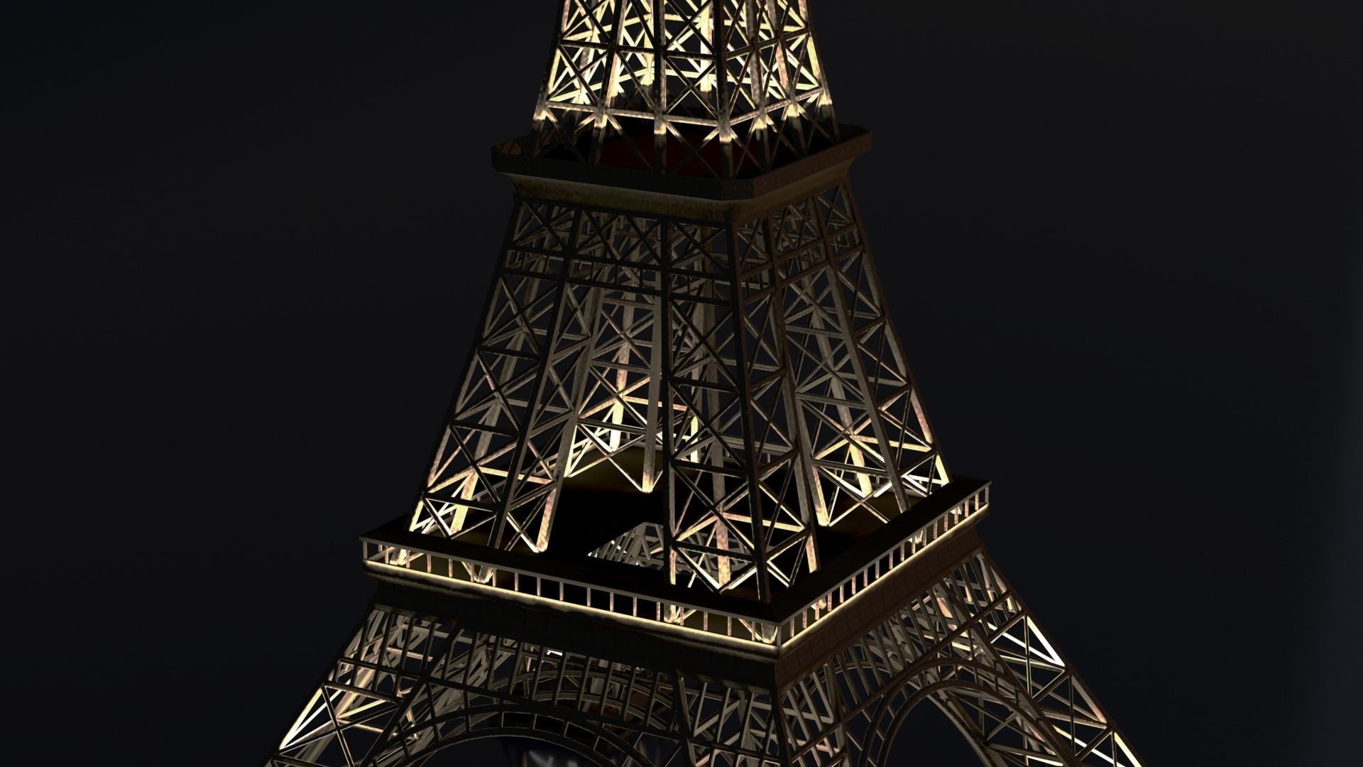 Eiffel Tower day and night 3D model | CGTrader