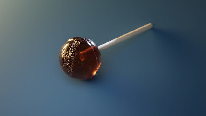 Lollipop on stick 3D model | CGTrader