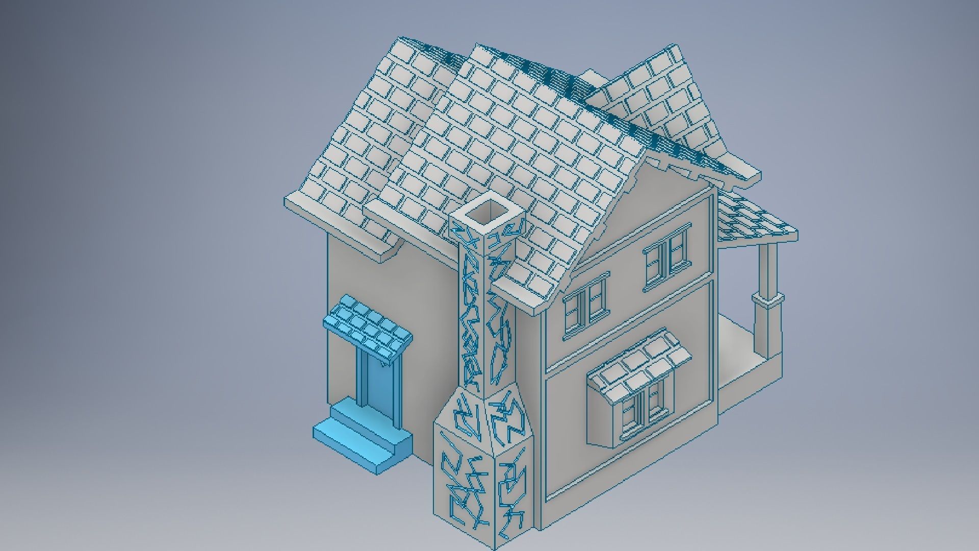3D Printed House Modeling 3D model 3D printable | CGTrader