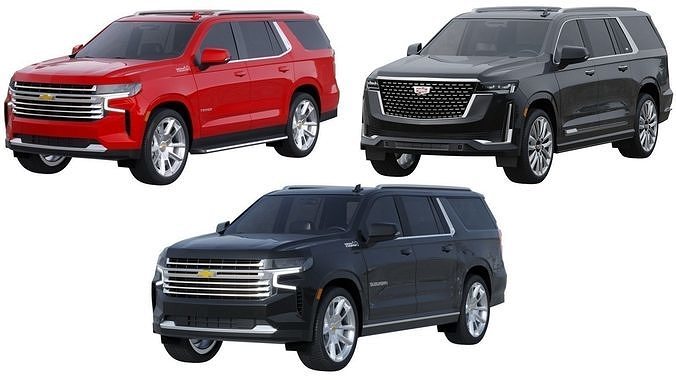 American SUVs 3D Model Collection | CGTrader