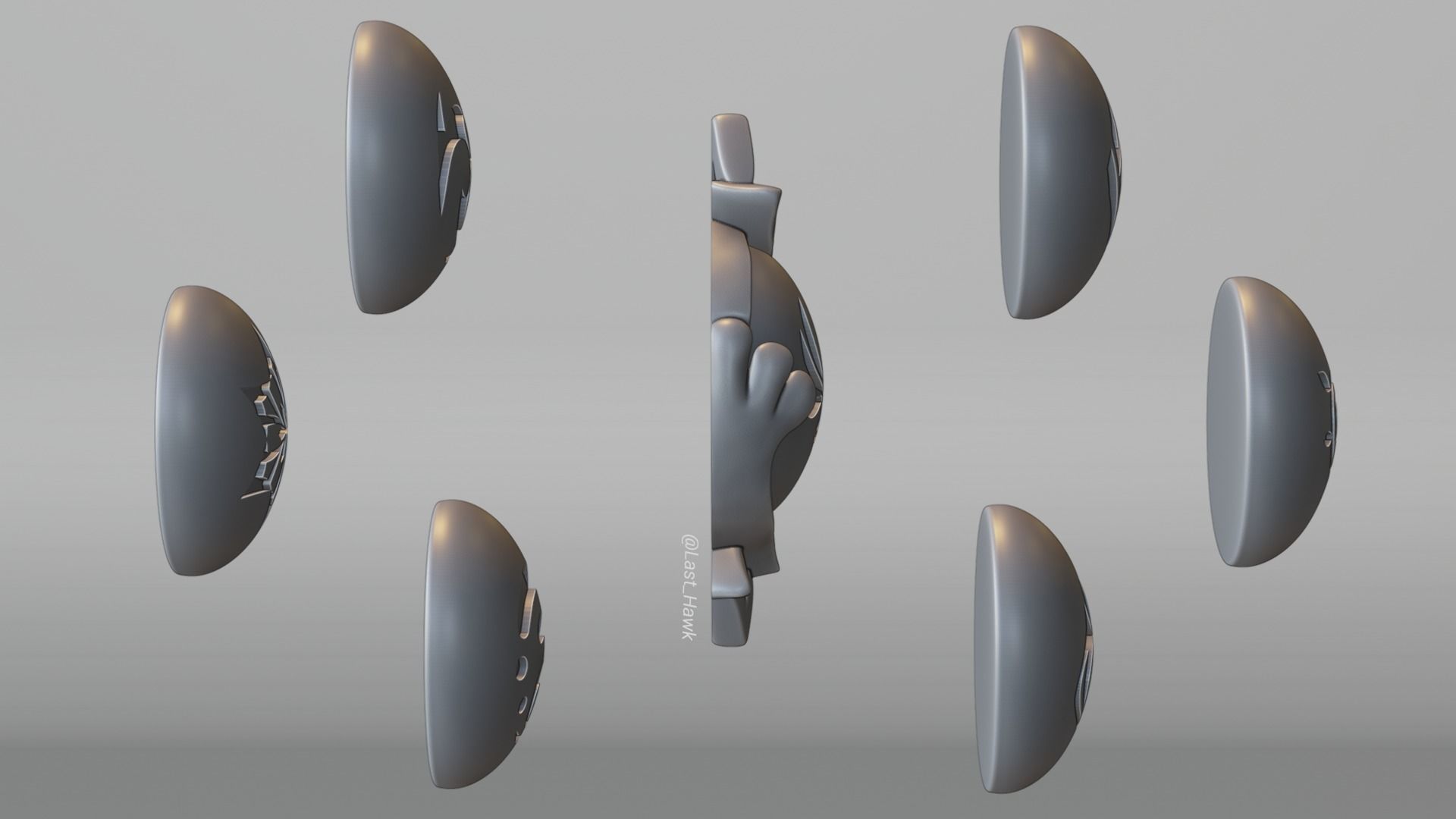 Fontaine Vision Eye of God Genshin Impact 3D model 3D printable | CGTrader