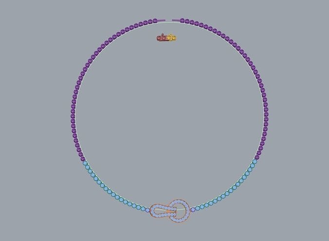necklace 3D model 3D printable | CGTrader