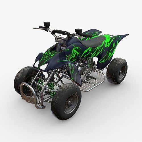 3D model Quad bike v2 VR / AR / low-poly | CGTrader