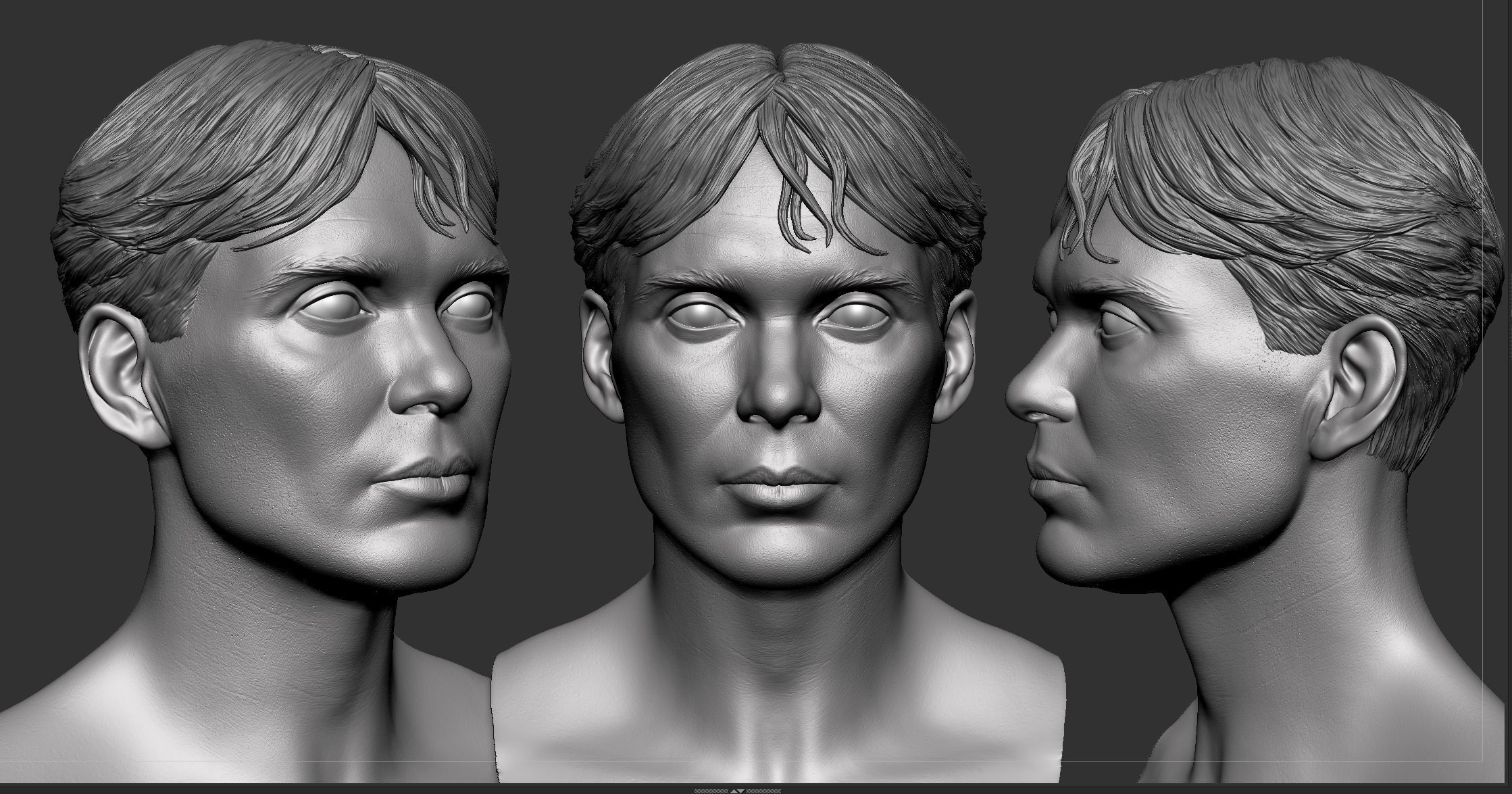 Cillian Murphy Head 3D model | CGTrader