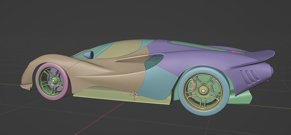 3D model DeTomaso P72 High Poly VR / AR / low-poly | CGTrader