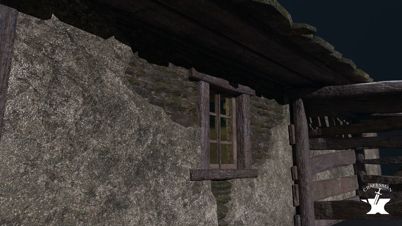 3D model Realistic Medieval House VR / AR / low-poly | CGTrader