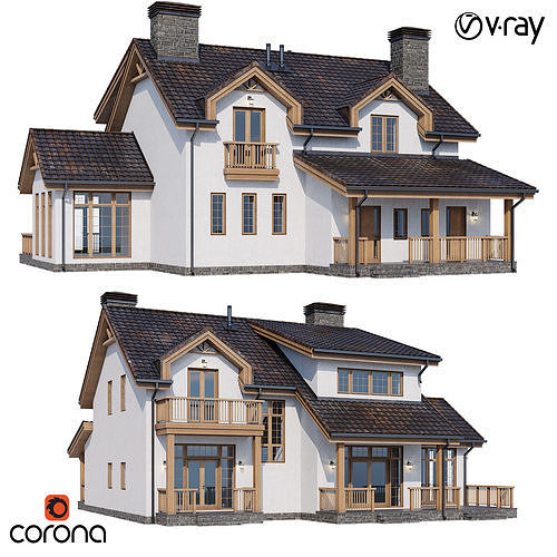 Modern house v51 3D model | CGTrader